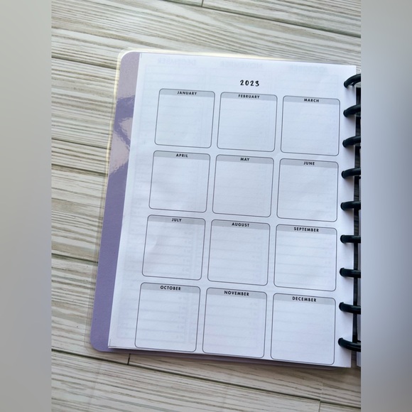 Hand Crafted | Office | Happy Planner Classic Size Weekly Layout Floral ...